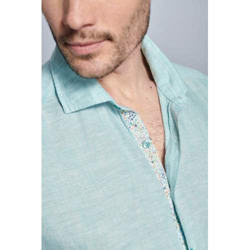 Chemise Ibiza Bleu Turquoise