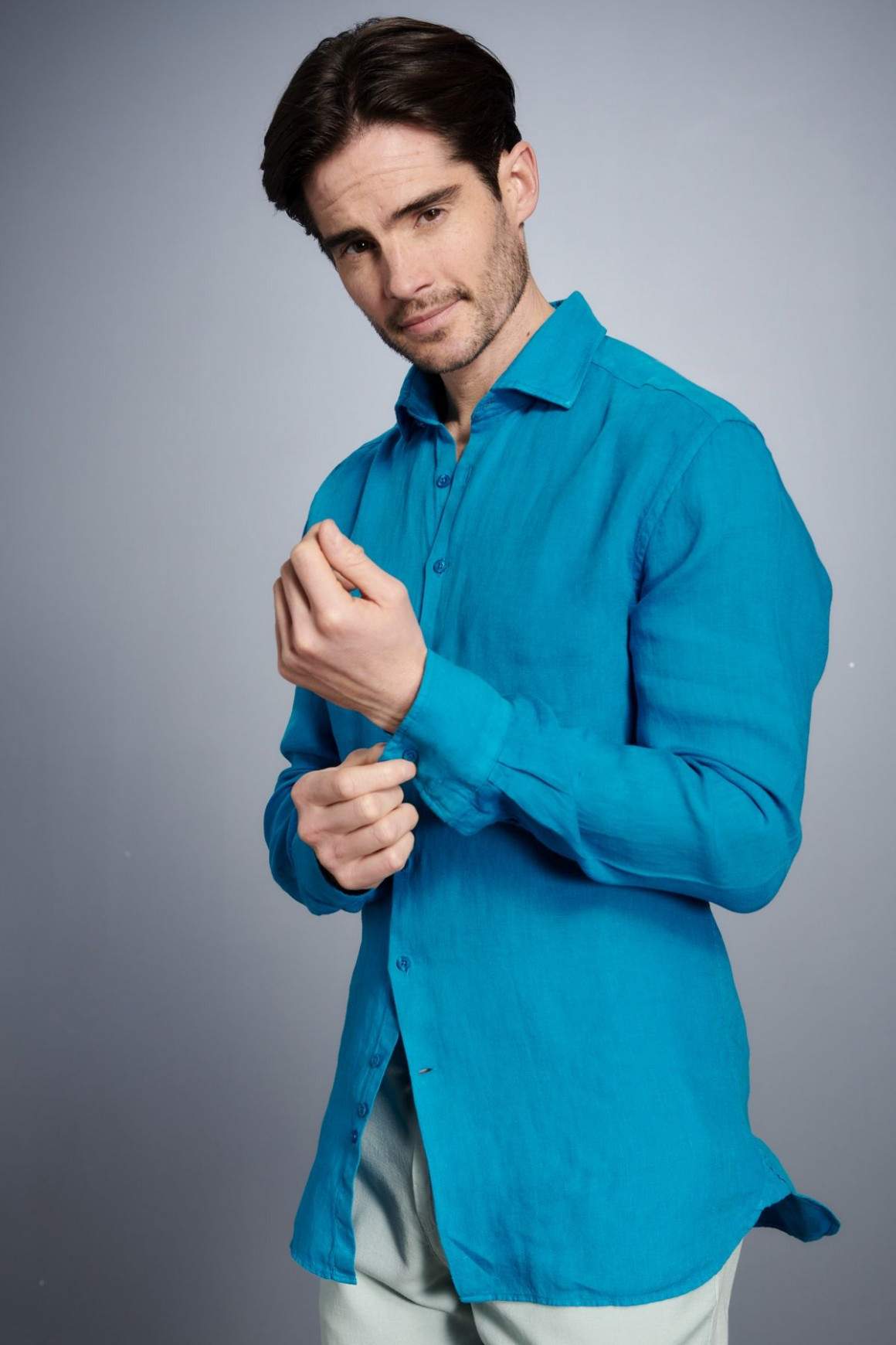 Chemise Sienna Bleu turquoise
