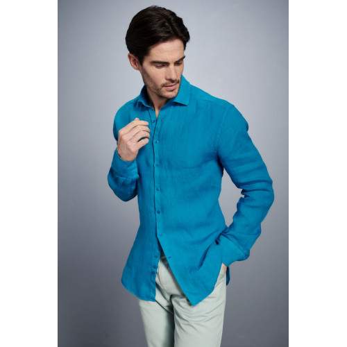Chemise Sienna Bleu turquoise