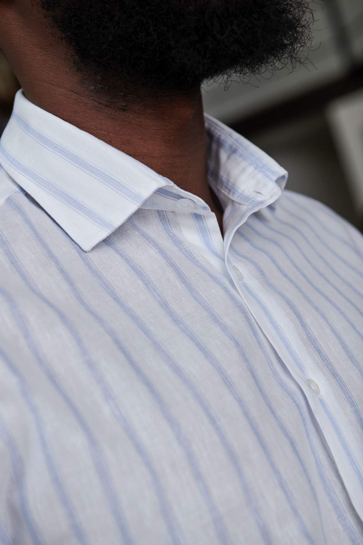 Chemise coton et lin